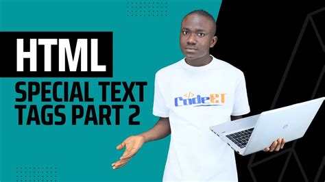 Html Special Text Tags Part 2 Youtube