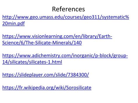Silicate Structures Pdf Chemistry Science