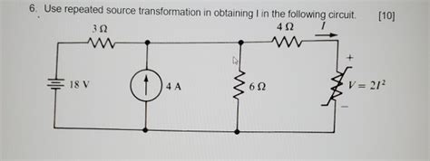 Solved 6 Use Repeated Source Transformation In Obtaining In
