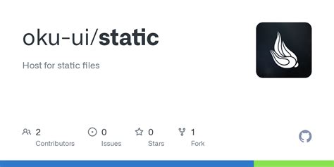 GitHub Oku Ui Static Host For Static Files