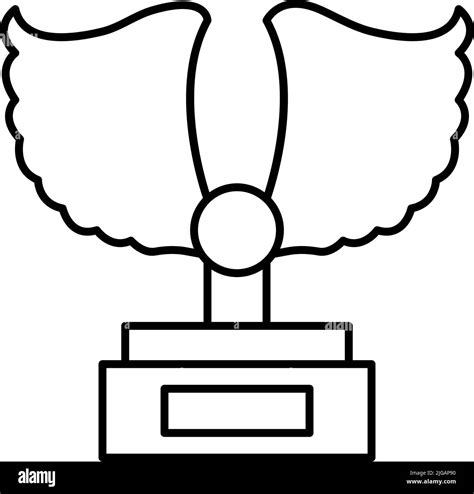 Award Figurine Icon Simple Thin Line Outline Vector Of Awards Icons For Ui And Ux Website Or
