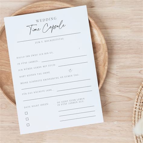 Download Wedding Time Capsule Time Capsule Wedding Fill In Cards