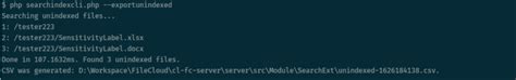 Find And Index Unindexed Files Filecloud Docs Server