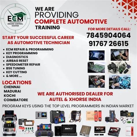 Ecm Reprogramming Training At ₹ 49999 Course In Madurai Id 2854308800012