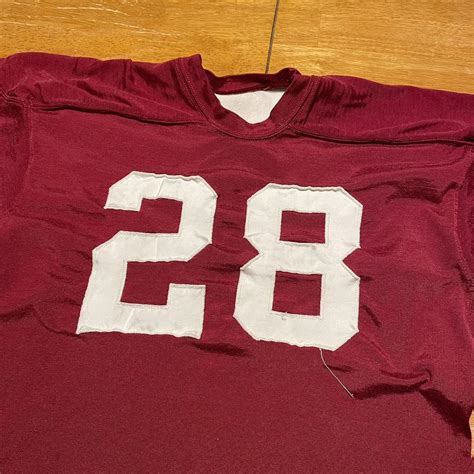 Vintage 1950s High School College Football Jersey Depop