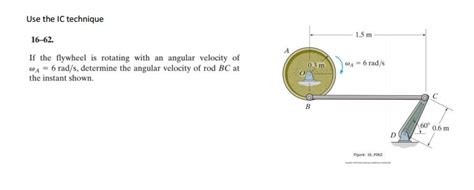 Solved If The Flywheel Is Rotating With An Angular Velocity