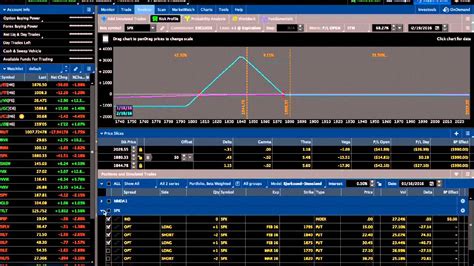How To Beta Weight Options Trades On The Analyze Tab In Thinkorswim Youtube