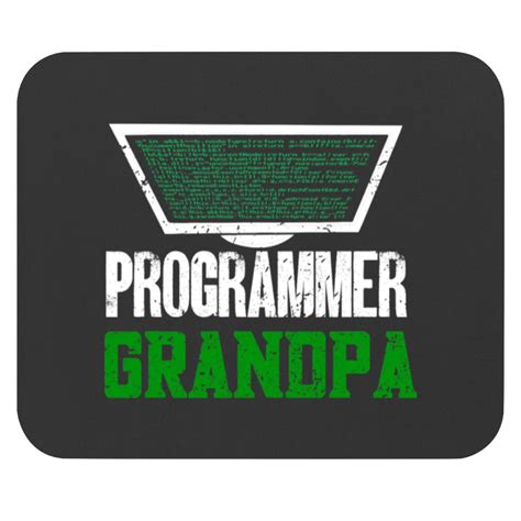 Mens Programmer Grandpa Computer Engineer Programmer Mouse Pads Sold By