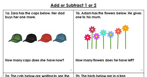 Add Or Subtract 1 Or 2 Varied Fluency Classroom Secrets Classroom Secrets