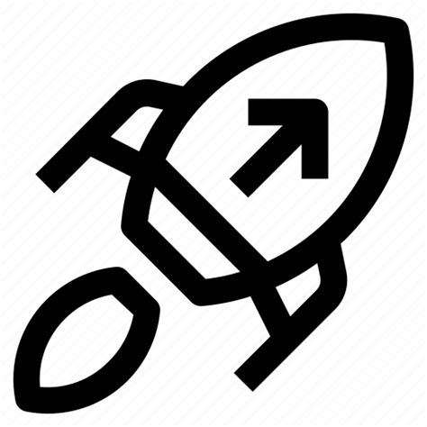 Startup Rocket Development Launch Marketing Icon Download On