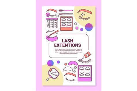 Lash Extension Poster Template Proyectos