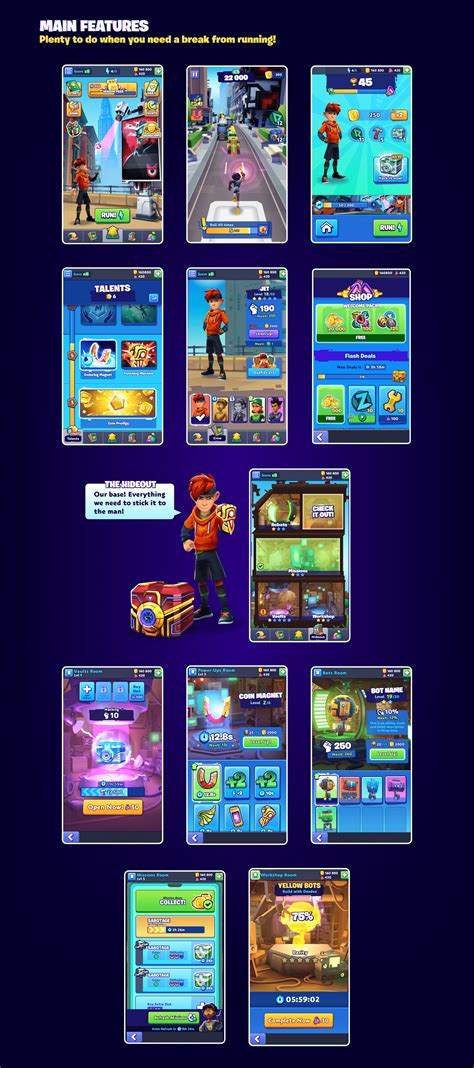 Game Ui Design Endless Runner Behance
