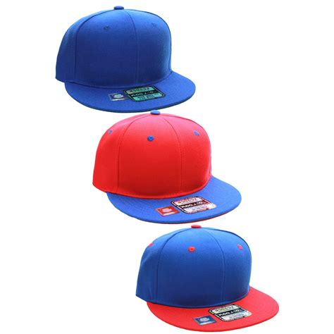 Red Blank Snapback