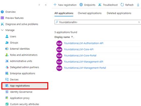 Authorization Setup Microsoft Entra Id Foundationallm