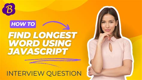 Find The Longest Word In A String Javascript Berry Thought Youtube