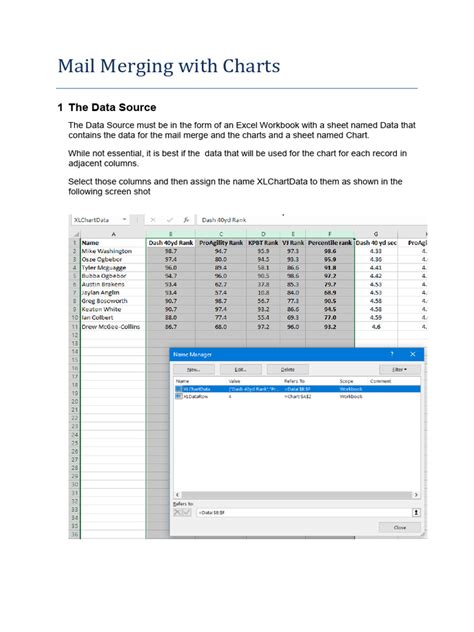 Mail Merging With Charts 2022 Pdf Information Technology Data Management