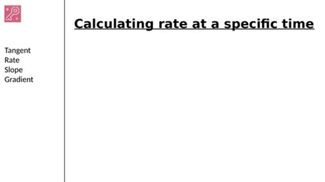 Calculating Rate Of Reaction Tangent And Gradient Teaching Resources