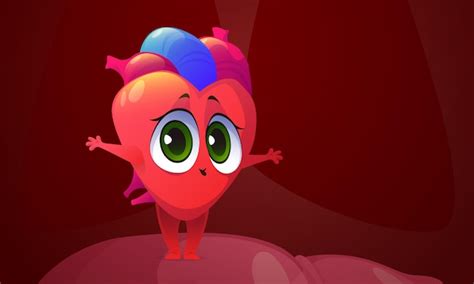 Sistema Circulatorio En El Cuerpo Humano Vector Premium