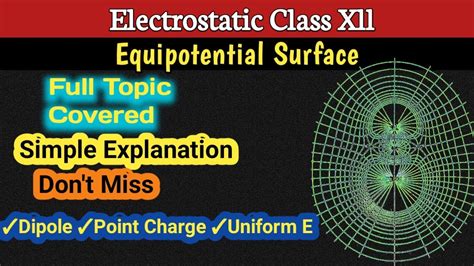 Equipotential Surface Concept Properties Electrostatic Class 12 Youtube
