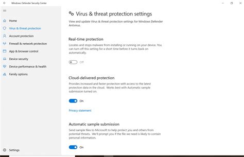 Cant Turn On My Windows Defender Real Time Protection Microsoft