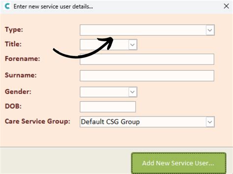 Adding A New Service User On CC Windows Care Control Learning Hub