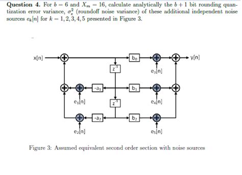 Question 4 For B 6 And Xm 16 Calculate Analytically