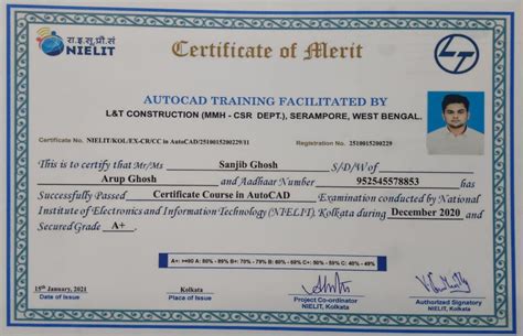 Sanjib Ghosh On Linkedin Certificate Of Completion Of 2d And 3d Modeling