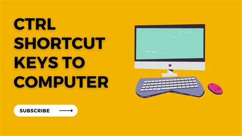 Ctrl Keys Ctrl A To Z Keyboard Shortcut Ctrl Shortcut A To Z YouTube