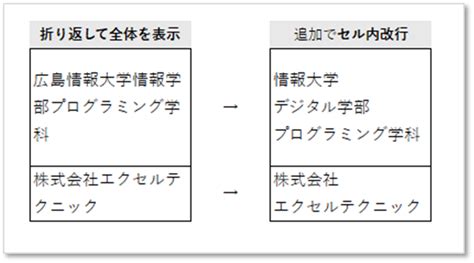 【excel】セル内改行の設定方法から設定してはいけない理由や削除方法まで徹底解説！｜たねまき