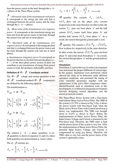 Simulation Of Shunt Active Power Filter Based On P Q Theory Pdf