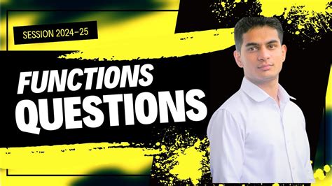 Functions Questions On Functions Class 12 Computer Science With