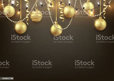 크리스마스와 새 해 배경 디자인 빛나는 빛 색종이 벡터 일러스트 레이 션 장식 볼 12월에 대한 스톡 벡터 아트 및 기타 이미지