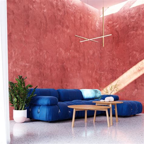 Adobe Plaster Wall Texture Red Poliigon