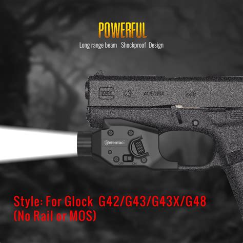 Defentac 500 Lumens Pistol Light Is Exclusive Compatible