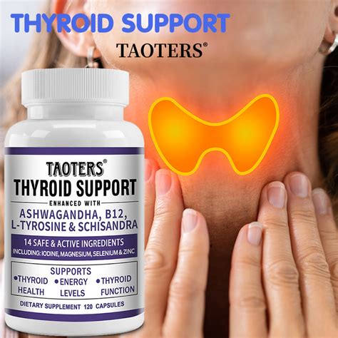 Taoters Thyroid Support Supplement Energy And Focus Support Formula