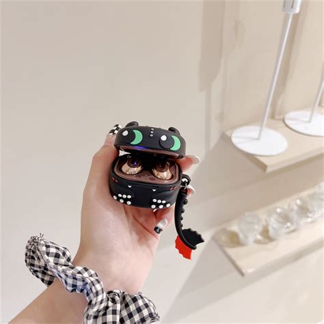 도르르르 갤럭시 버즈2 프로 케이스 Fe 라이브 호환 3d드레곤 위시버킷