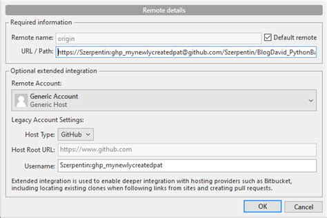 setting up github s personal access token pat david dev blog