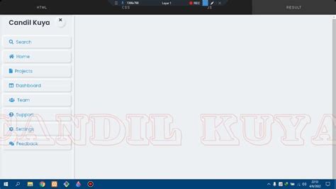 Neumorphism Sidebar Menu Web Design Web Design Coding Design