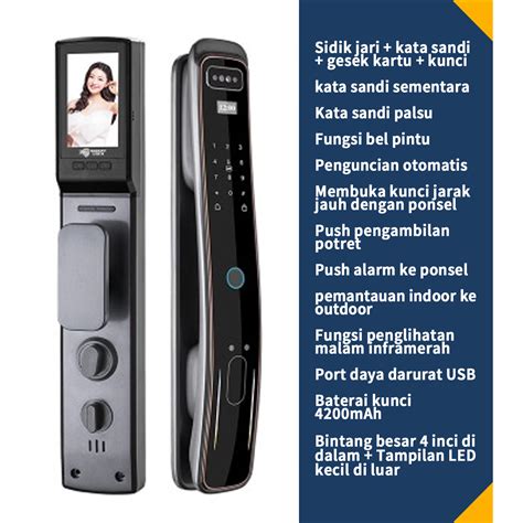 Kunci Pintu Digital Kunci Pintar Smart Door Automatic Kunci Digital