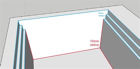 Rounding Multiple Edges With Different Radius Values At Once Sketchup Sketchup Community