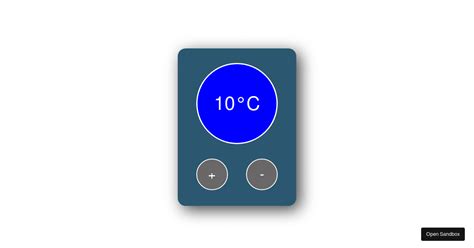 Temperature Controller Codesandbox