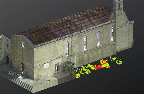 Church Of Santagostino Point Cloud Data Of The Laser Scan Of The