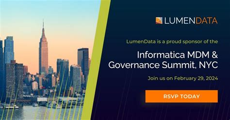 Lumendata On Linkedin Mdmdg Happyhour Mdm Datagovernance Happyhour Informatica