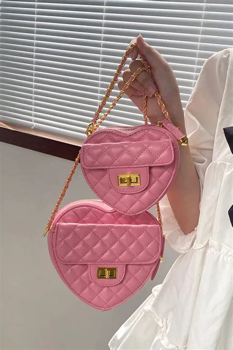 하트체인 크로스백 가방 세컨웨어