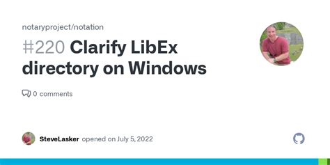 Clarify Libex Directory On Windows · Issue 220 · Notaryproject