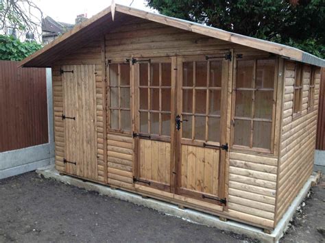 Log Lap Cladding MB Garden Building