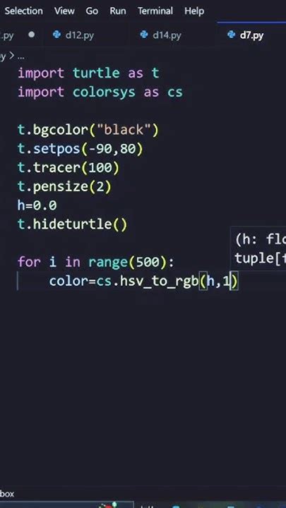 Python Turtle Graphics Design Python Shorts Coding Youtube