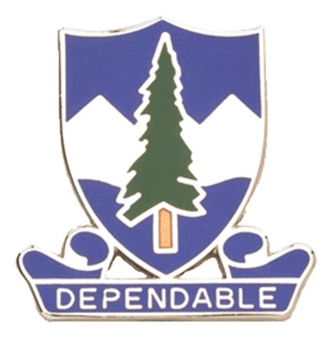 383rd Regiment Unit Crest Military Depot