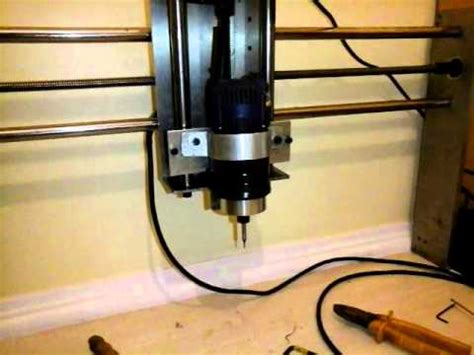 CNC Teste Eixo Z E X CNC Hobby YouTube