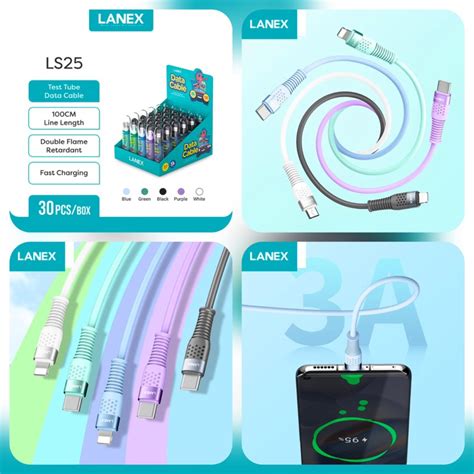 Jual Kabel Lanex Tube Micro And Type C Ls25 3a Support Fast Charging
